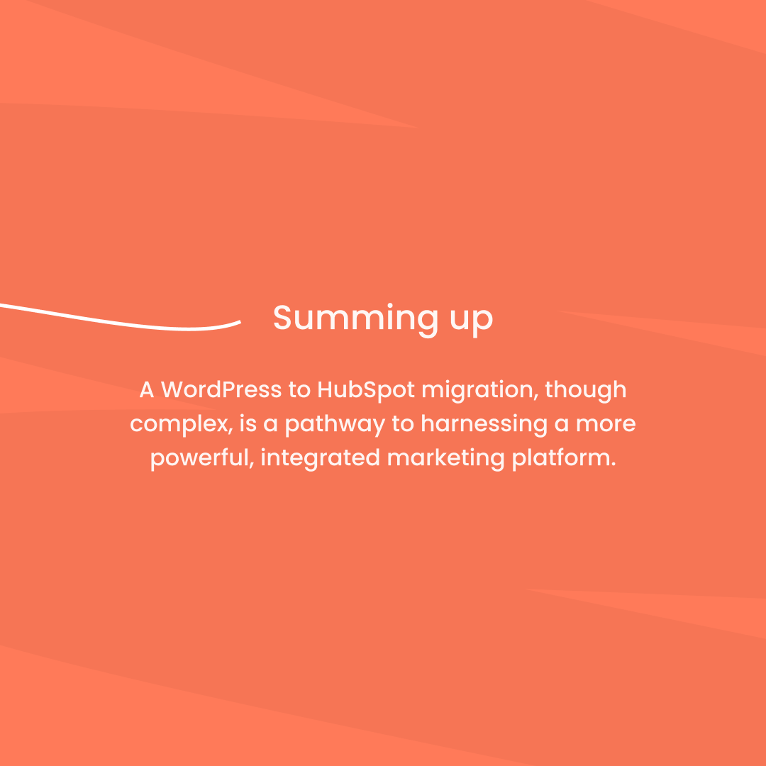Step-by-step Wordpress to HubSpot Migration Guide